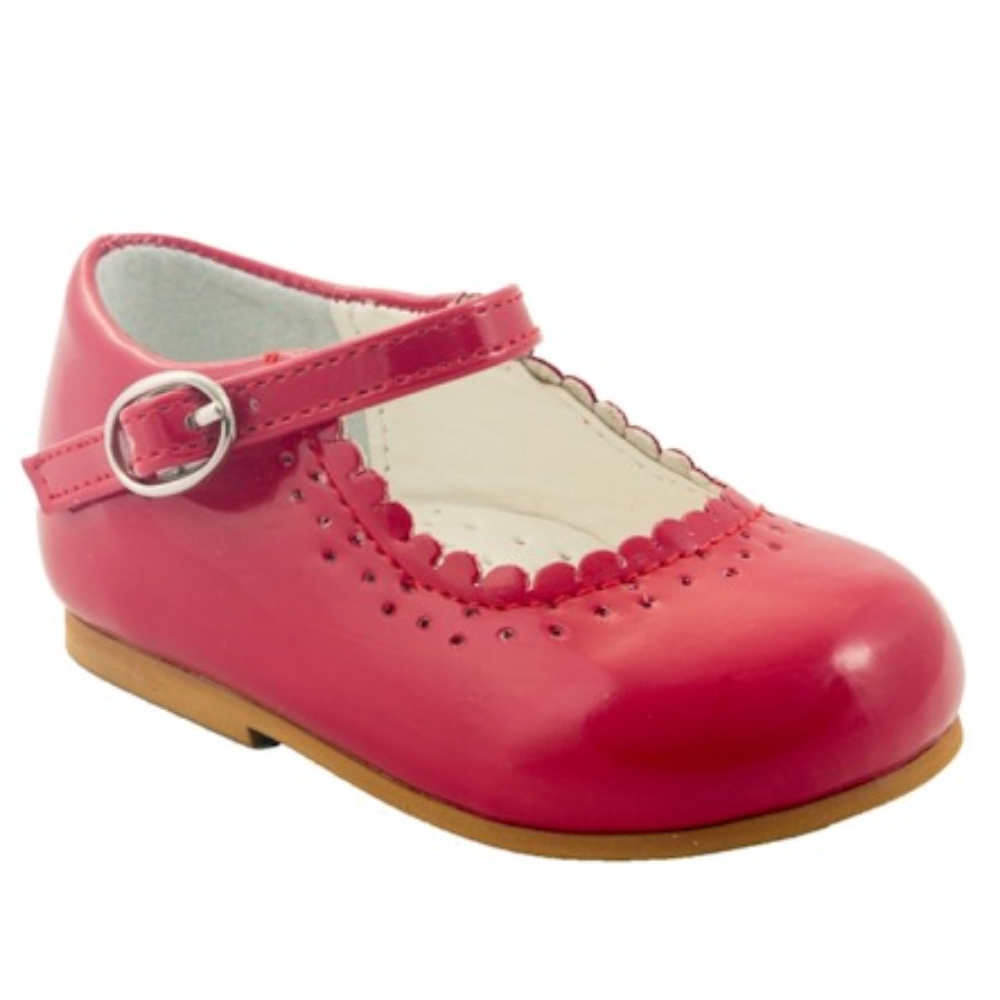 Girls Emma Red Patent Shoes – The Wardrobe Childrens Boutique