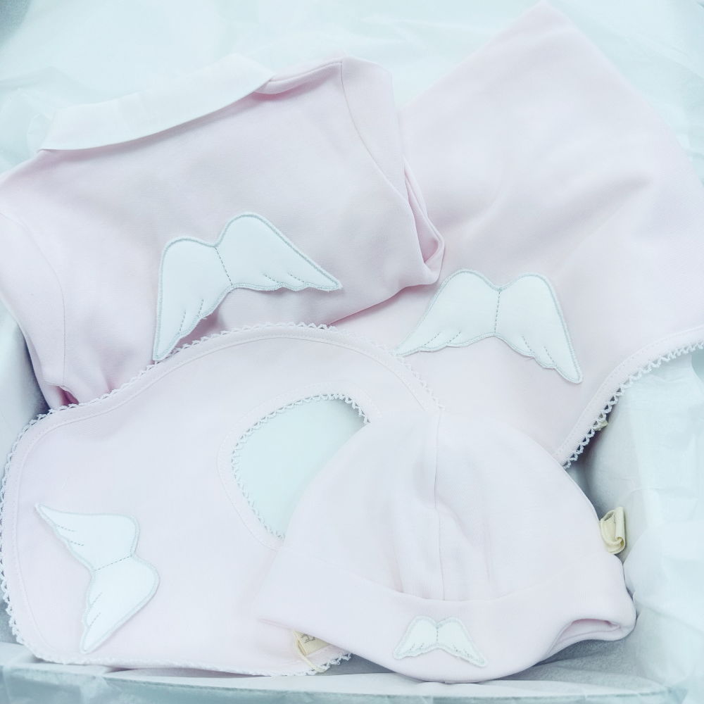 Baby Gi Pink Angel Wings Gift Set - PRE ORDER – The Wardrobe Childrens ...